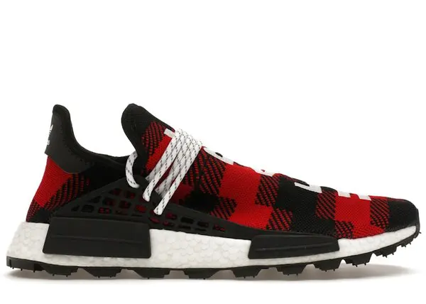 Adidas Nmd Hu Pharrell X Bbc Sneakers - Scarelet Red/white/black