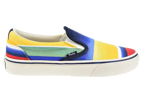 Ralph Lauren Keaton Ombre Stripe Slip-on Loafer