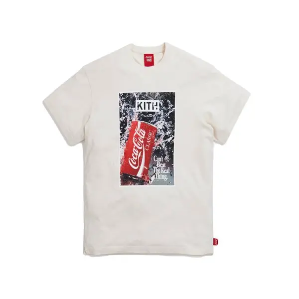 Kith X Cocacola Splash Vintage Tee Shirt - Ivory