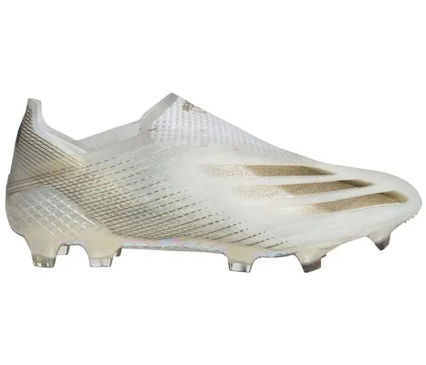 Adidas X Ghosted+ Fg - Cloud White/metallic Gold Melange/core Black