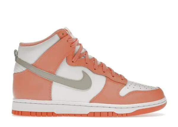 Nike Dunk High Sneakers - White/salmon