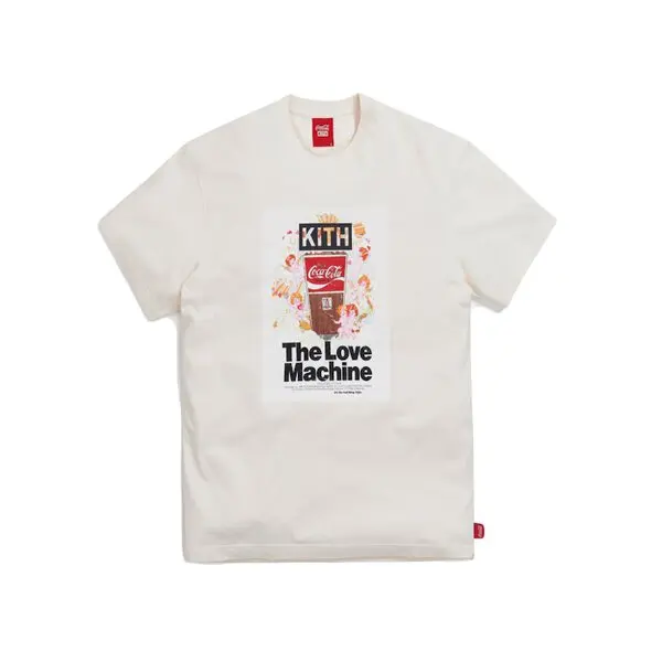 Kith X Cocacola Love Machine Vintage Tee Shirt - Ivory
