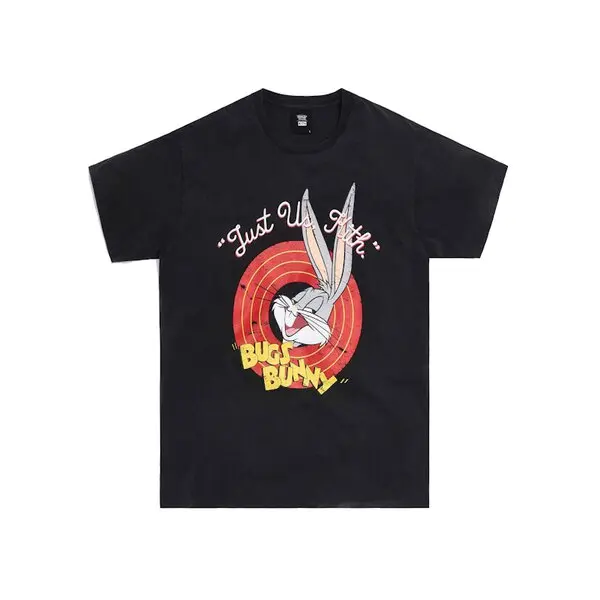 Kith X Looney Tunes Bugs Vintage Tee Shirt - Black