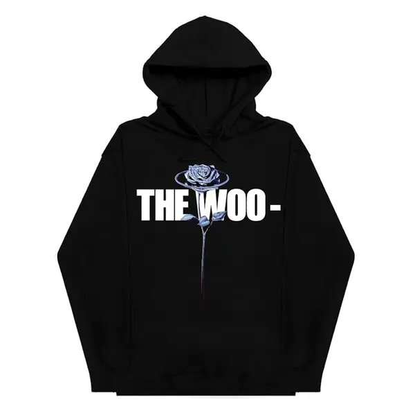 POP SMOKE X Vlone The Woo Hoodie - Black