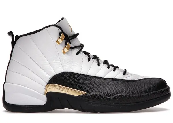 JORDAN Retro Royalty Taxi - White/black/metallic Gold