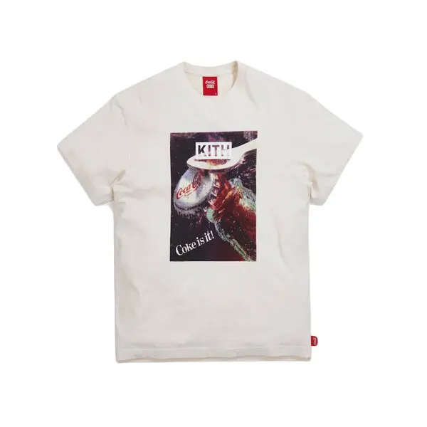 Kith X Cocacola Open Bottle Vintage Tee Shirt