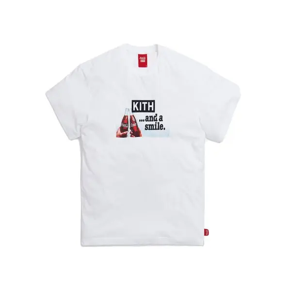 Kith X Cocacola Smile Vintage Tee Shirt - White