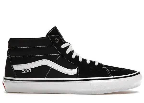 VANS Skate Grosso Mid Sneakers - Black/white/emo Leather