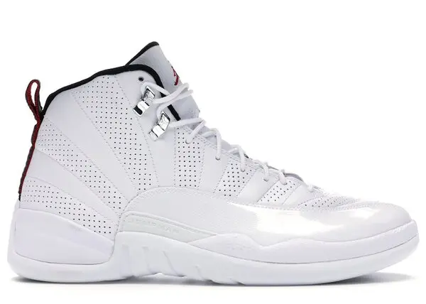 JORDAN Retro Sneakers - White/varsity Red/black