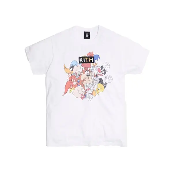 Kith X Looney Tunes Merrie Melodies Vintage Tee Shirt - White