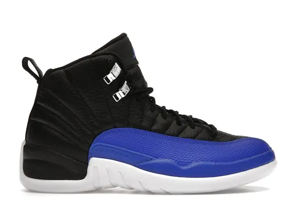 JORDAN 12 Retro Sneakers - Black/hyper Royal/metallic Silver