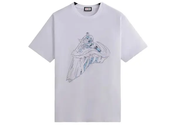 Kith X Marvel Xmen Iceman Vintage Tee Shirt - White Ph
