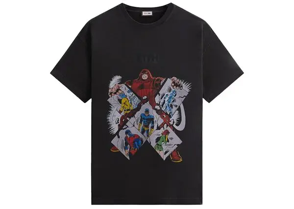 Kith X Marvel Xmen Juggernaut Vintage Tee Shirt - Black Ph