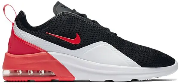 Nike Air Max Motion 2 Sneakers - Black White Red Orbit