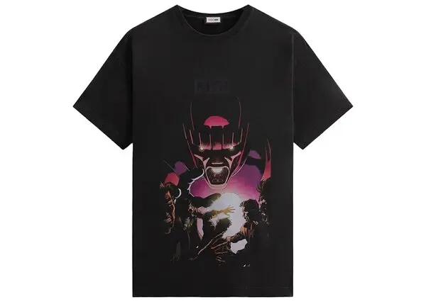 Kith X Marvel Xmen Sentinel Vintage Tee Shirt - Black Ph