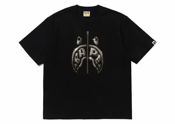 BAPE Mad Shark Relaxed Fit Tee - Black