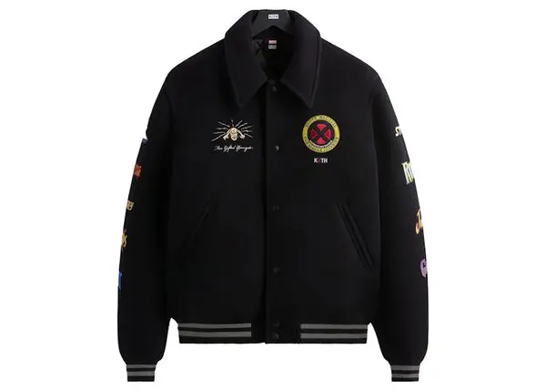 Kith X Marvel X-men Wool Varsity Jacket