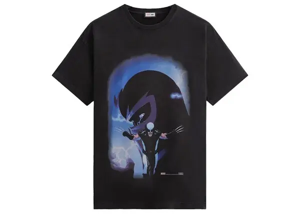 Kith X Marvel Xmen Magneto Vintage Tee Shirt - Black Ph