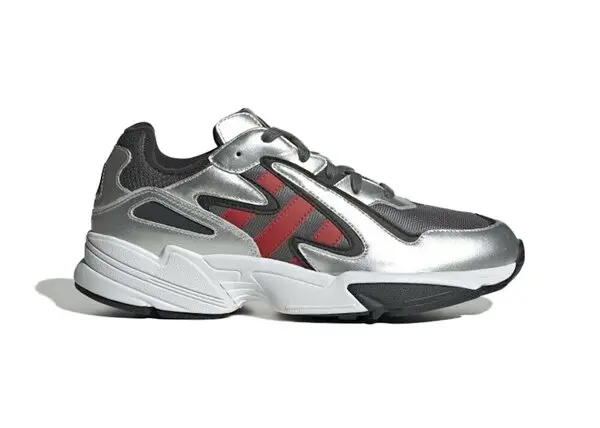 Adidas Yung-96 Chasm Sneakers - Grey/scarelet Red/silver Metallic