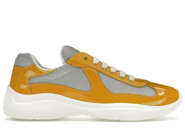 Prada America's Cup Sneakers - Gold/silver