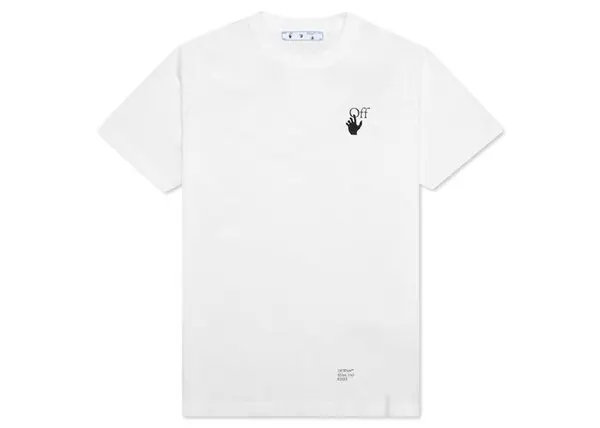Off-White Off Slim Fit Caravaggio Saint Jerome Writing Arrows T-shirt