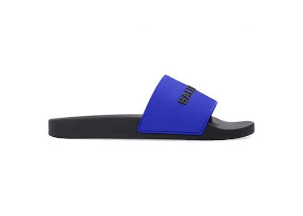 Balenciaga Pool Slide - Blue/black