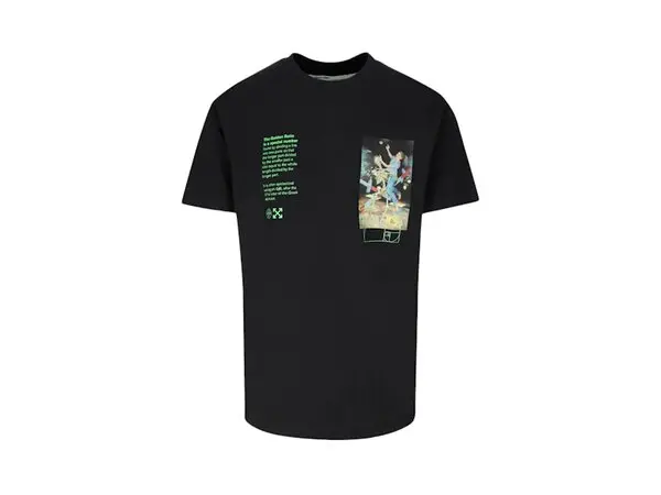 Off-White Slim Fit Pascal Painting T-shirt - Black