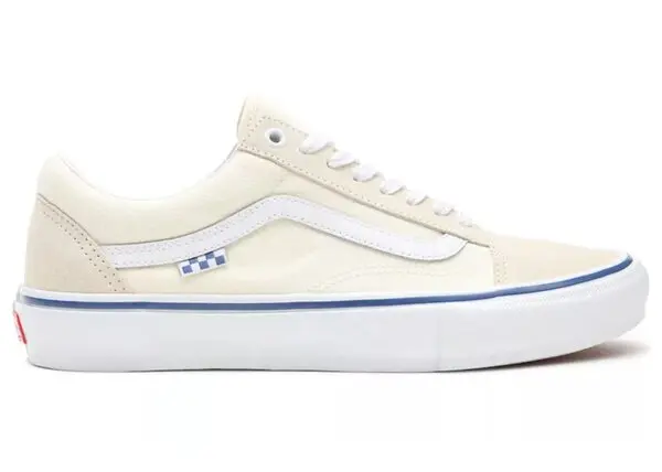 VANS Skate Old Skoolin Sneakers - Off White/royal Blue