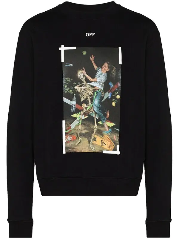 Off-White Slim-fit Pascal Crewneck Sweatshirt