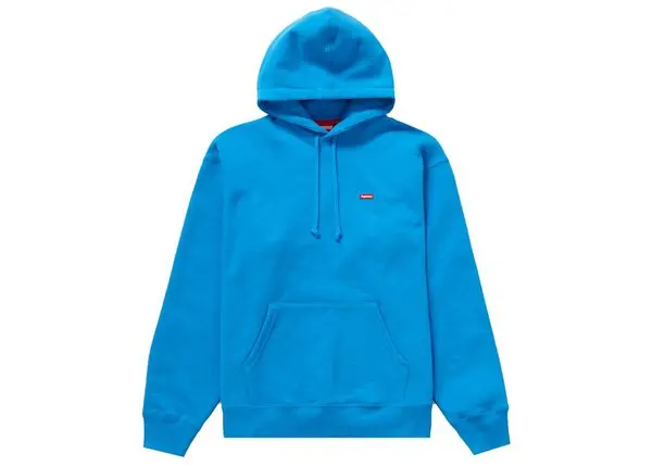 Supreme Small Box Hooded Sweatshirt - Bright Blue