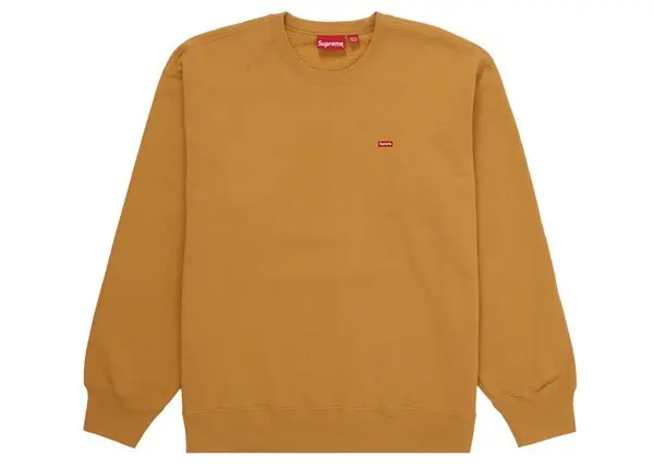 Supreme Small Box Crewneck - Light Mustard