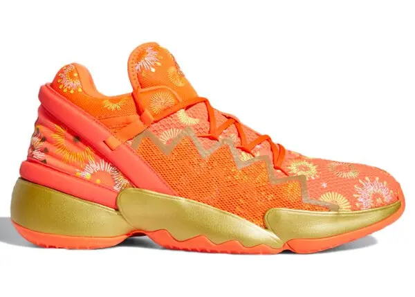 Adidas D.o.n. Issue #2 Explosives Sneakers - Solar Red/gold Metallic/solar Yellow