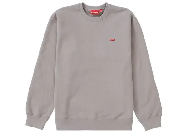 Supreme Small Box Crewneck Sweatshirt - Grey