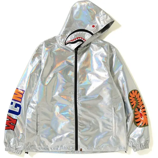 BAPE Aurora Shark Zip Up Hoodie Jacket