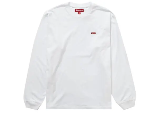 Supreme Small Box Long Sleeve Tee Shirt - White