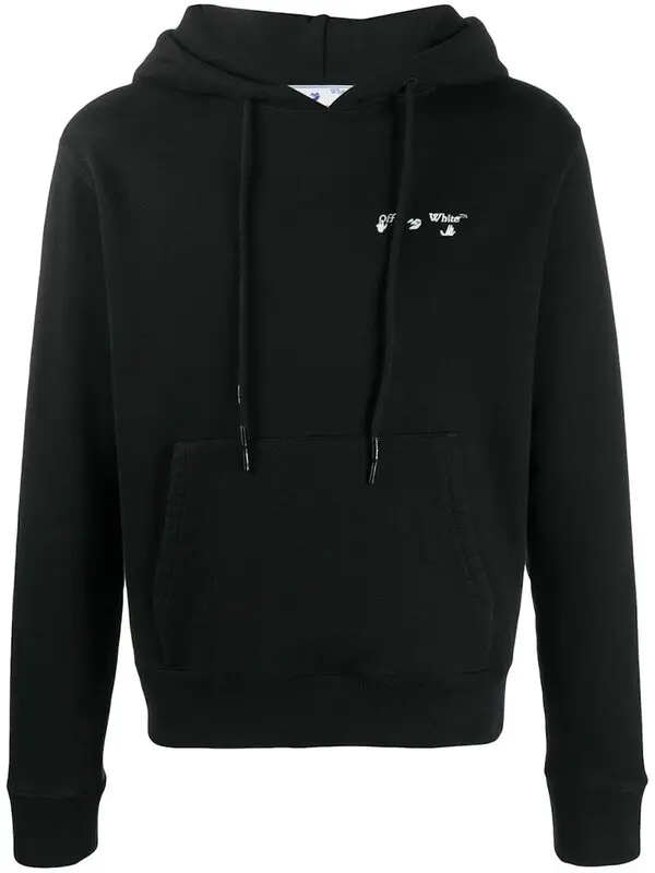 Off-White Swimming Logo Hoodie - Black