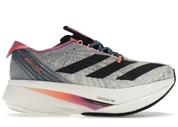 Adidas Adizero Prime X Strung Sneakers - Off White/legend Ink/pulse Lilac