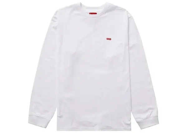Supreme Small Box Long Sleeve Tee Shirt - White