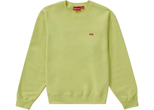 Supreme Small Box Crewneck Sweatshirt - Lime