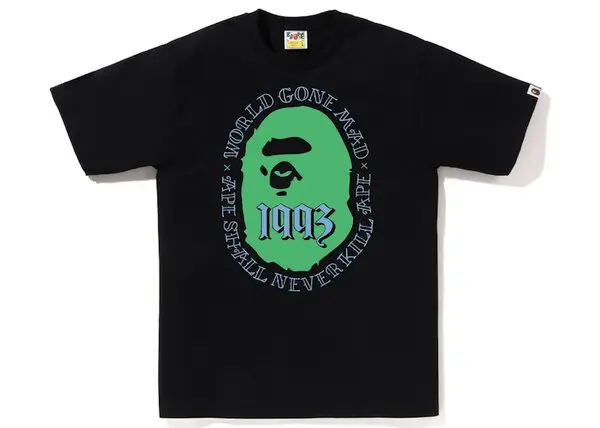 BAPE Ape Head 1993 Tee Shirt - Black