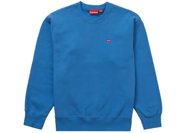 Supreme Small Box Crewneck Sweatshirt - Pale Royal