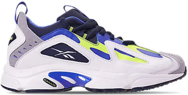 REEBOK Dmx 1200 Low Sneakers - White/neon Lime/navy Blue