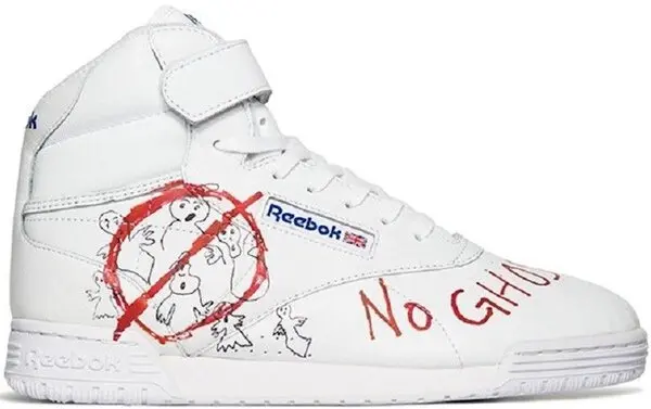 REEBOK Ex-o-fit Clean Hi Bait X Ghostbusters X Stranger Things Paper Sneakers - White/chalk/paper White