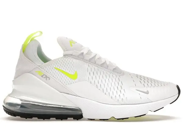 Nike Air Max 270 Essential Sneakers - White/volt/wolf Grey