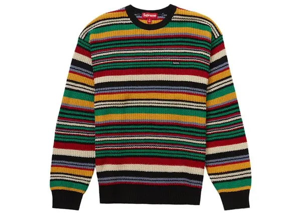 Supreme Ribbed Small Box Sweater - Multicolor