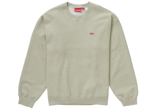 Supreme Small Box Crewneck Sweatshirt - Heather Mint