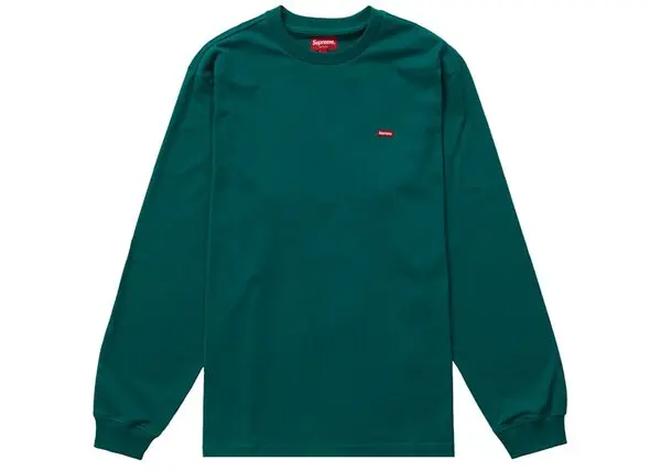 Supreme Small Box Long Sleeve Tee Shirt - Teal