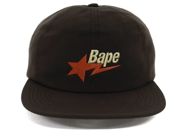 BAPE Sta Logo Nylon Cap - Brown