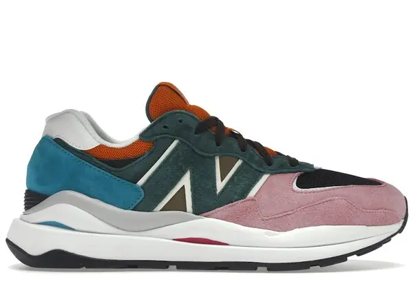 NEW BALANCE 57/40 Sneakers - Black/pink Lemonade Yellow