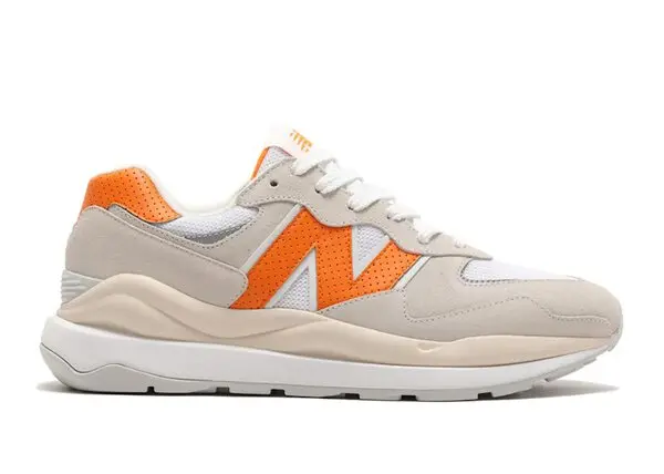 NEW BALANCE 57/40 Lace Up Sneakers - Sea Salt/topaz